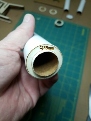 35mm X 24mm Centering Ring Set For Quest Aerospace model rocket kit ...