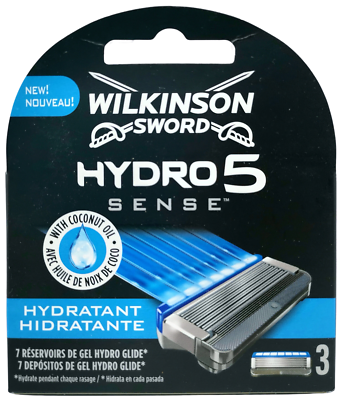 Wilkinson Sword Hydro 5 Sense Hydrate Mens Razor Blades - Pack of 3 | eBay