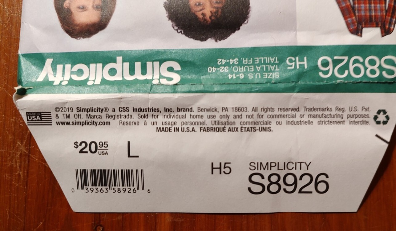 Simplicity 8926 Boho/Festival Style Top/Dress Pants Pattern Misses 6-14 ...