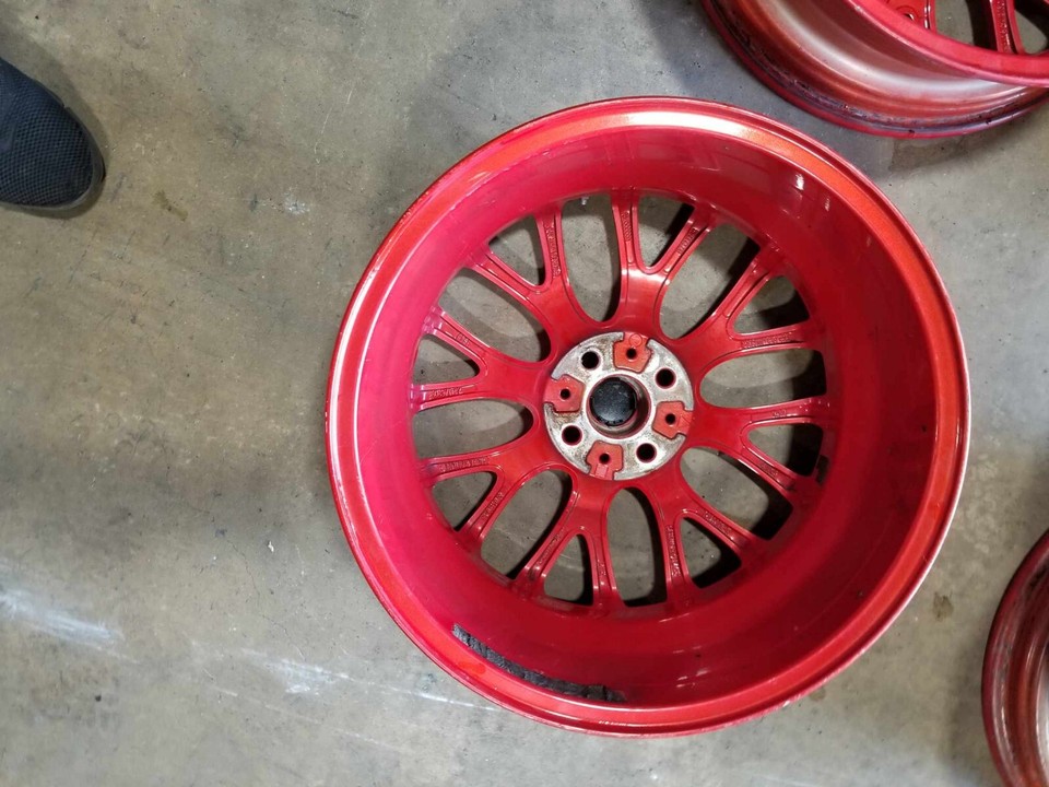 Mini Cooper JCW Wheels Red R112 Challenge Cross Spoke 17x7 02-15 #57 | eBay