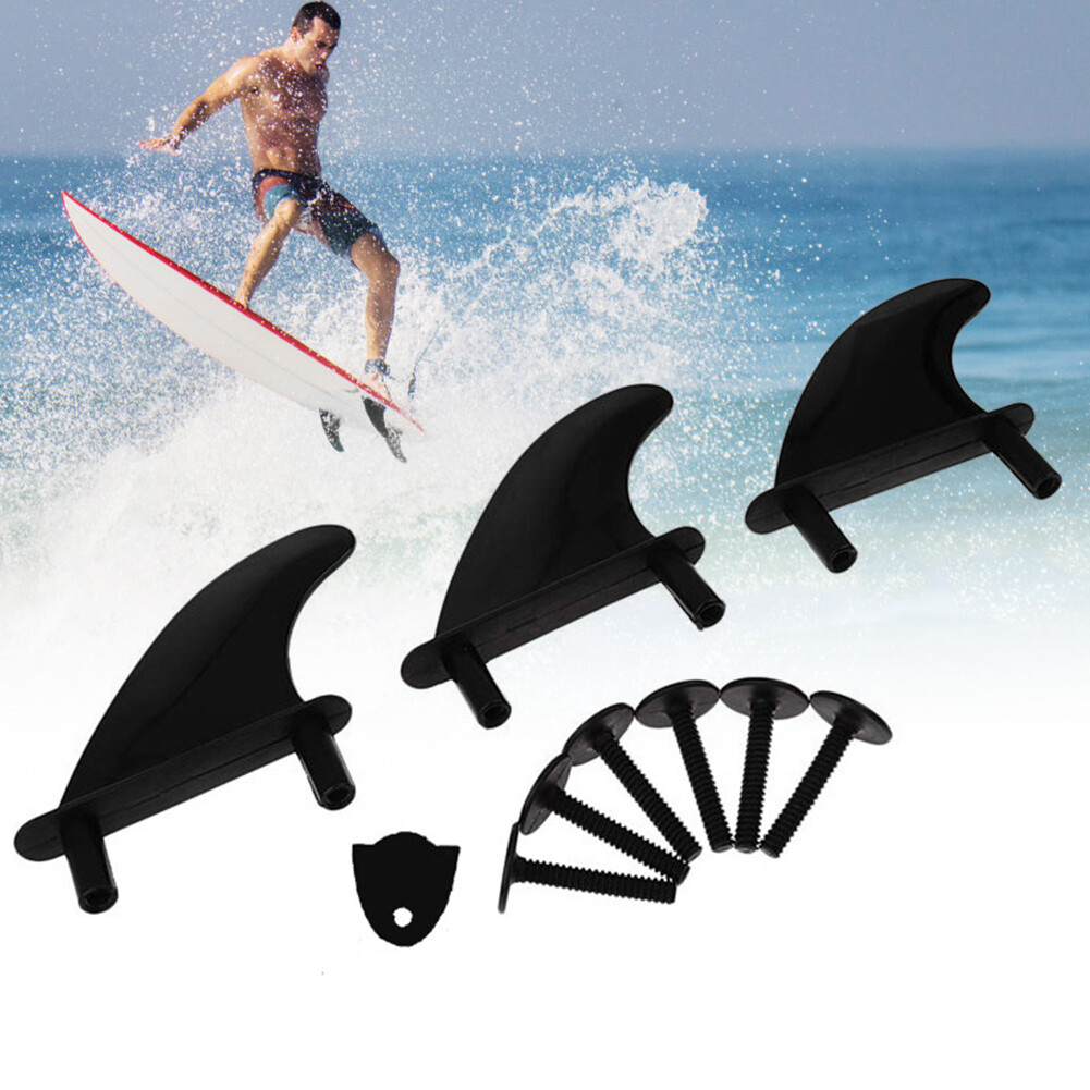 3pcs Soft Surf Fin Portable Soft Tail Fin for Surfboard Softboard ...