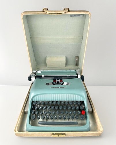 Vintage Olivetti Underwood Studio 44 Typewriter With Case Tested | eBay