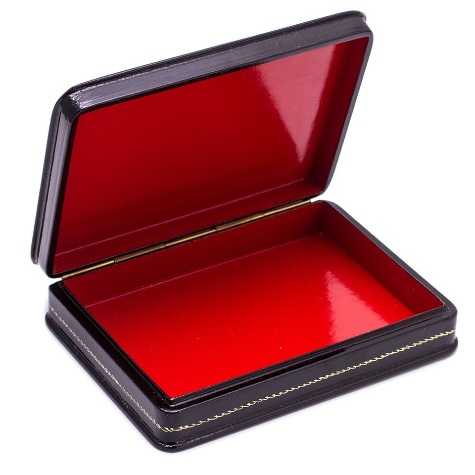 North Russian Lacquer Box Fedoskino Keepsake Trinket Jewelry Box 4x6 | eBay