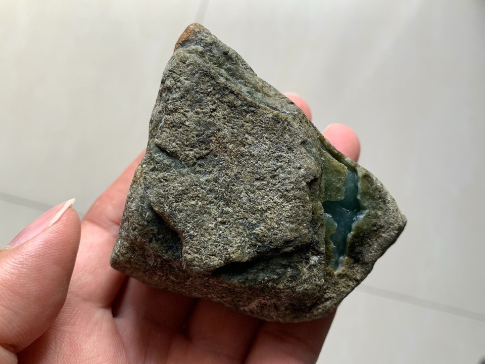 229g Genuine Burmese Natural Jade Jadeite Rough Raw Stone Slabs Rare ...