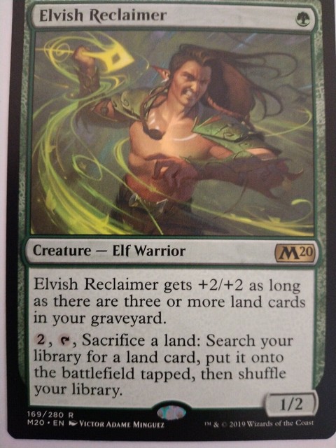 MTG Elvish Reclaimer Core Set 2020 169/280 Regular Rare for sale online ...