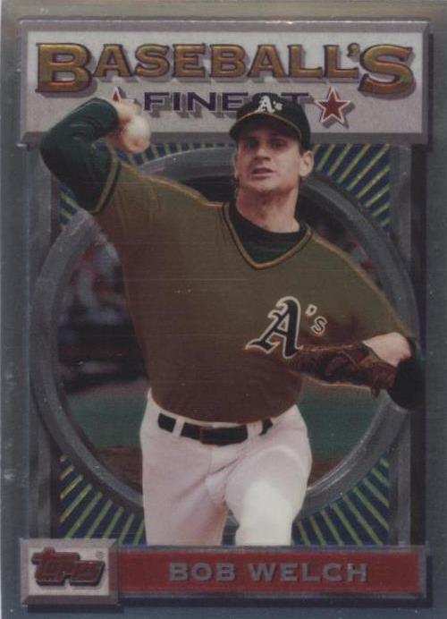 1993 Topps Finest - Baseball's Finest Bob Welch #151 for sale online | eBay