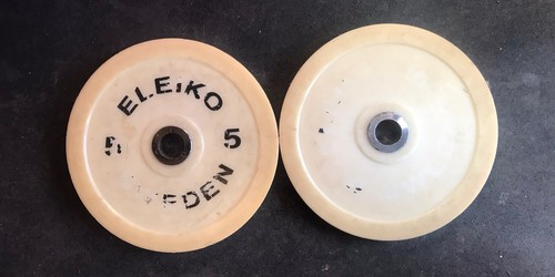 Vintage Eleiko 5kg Training Plates Pair | eBay