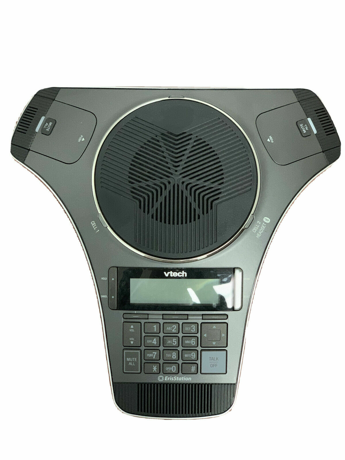 VTech VCS752 ErisStation Conference Phone With 2 Wireless Microphones ...