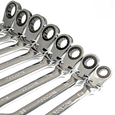 Flexible Ratchet Spanner Combination Set AF Imperial Flexi Ratchet ...
