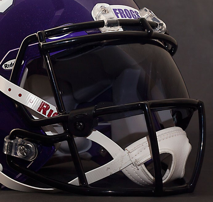 TCU HORNED FROGS NCAA Gameday REPLICA Football Helmet w/ OAKLEY Eye ...