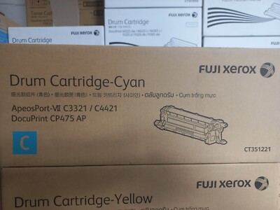 Genuine Fuji Xerox CT351221 ApeosPort VII C4421 C3321 CP475 CYAN DRUM ...