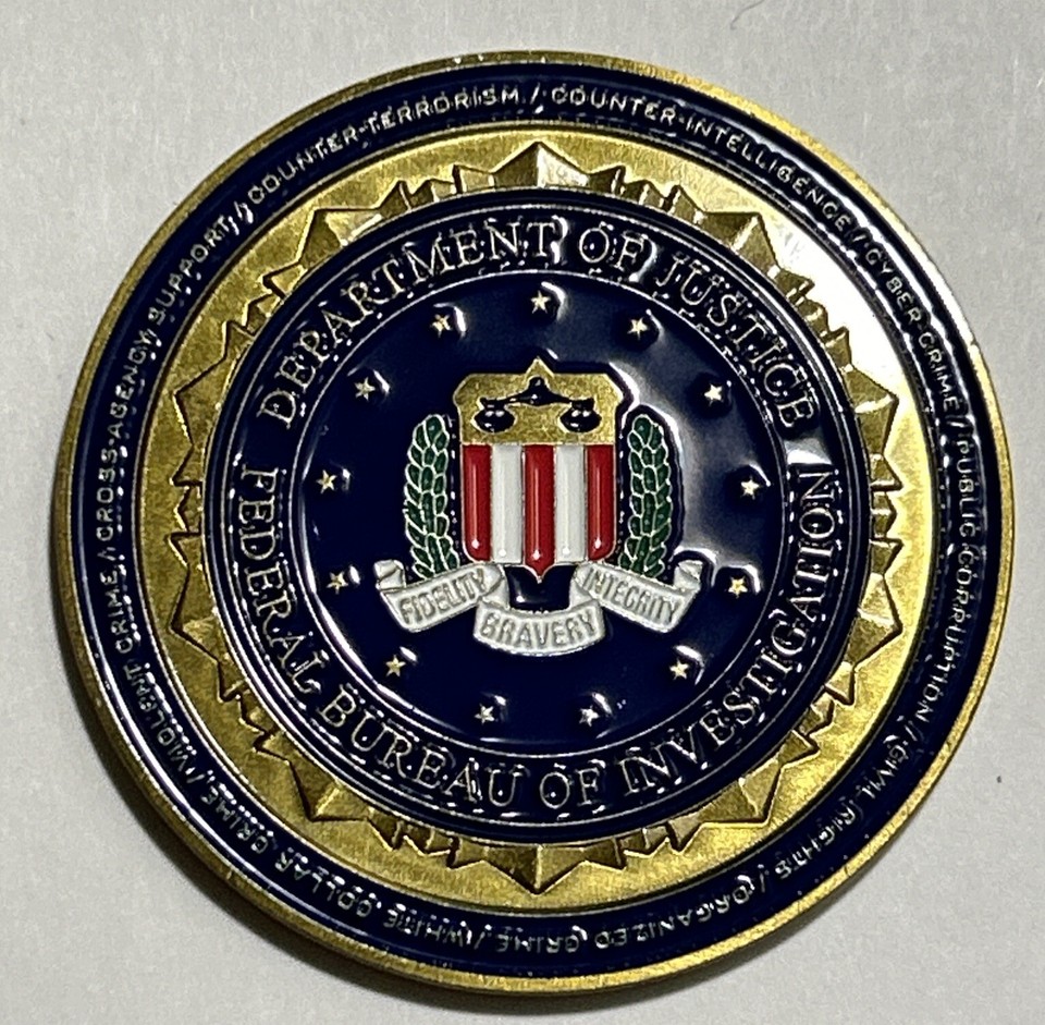 FBI CART Computer Analysis Response Team Challenge Coin | eBay
