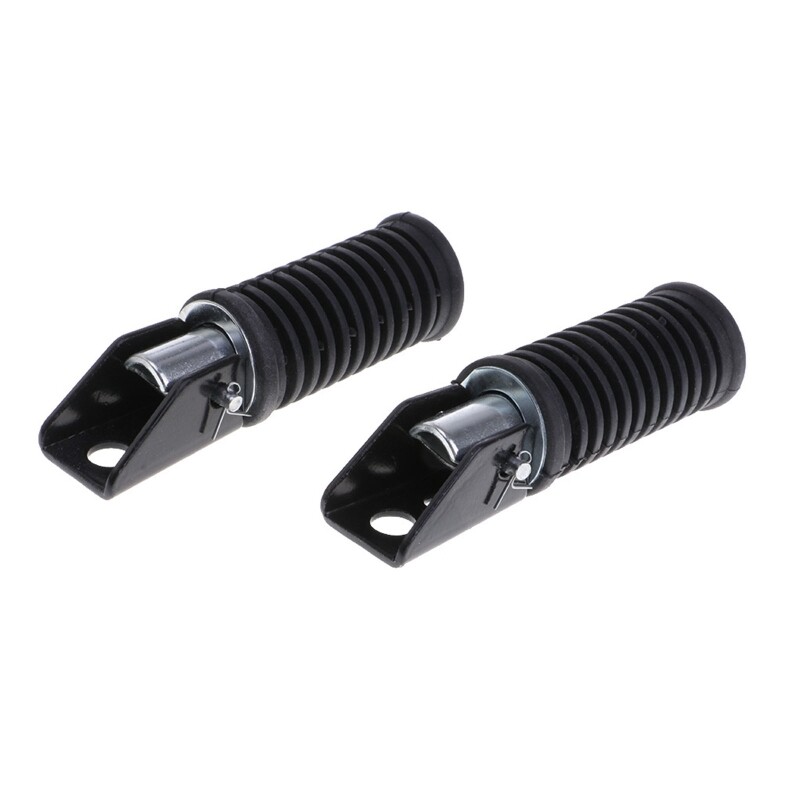 2x Street Motorcycle Footrest Foot Pegs Rest Scooter Pedal for For ...