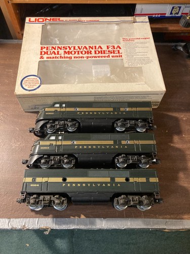 LIONEL PRR F-3 ABA #6-8952 W/8164 B-UNIT NOS UNRUN SHELF QUEEN | eBay