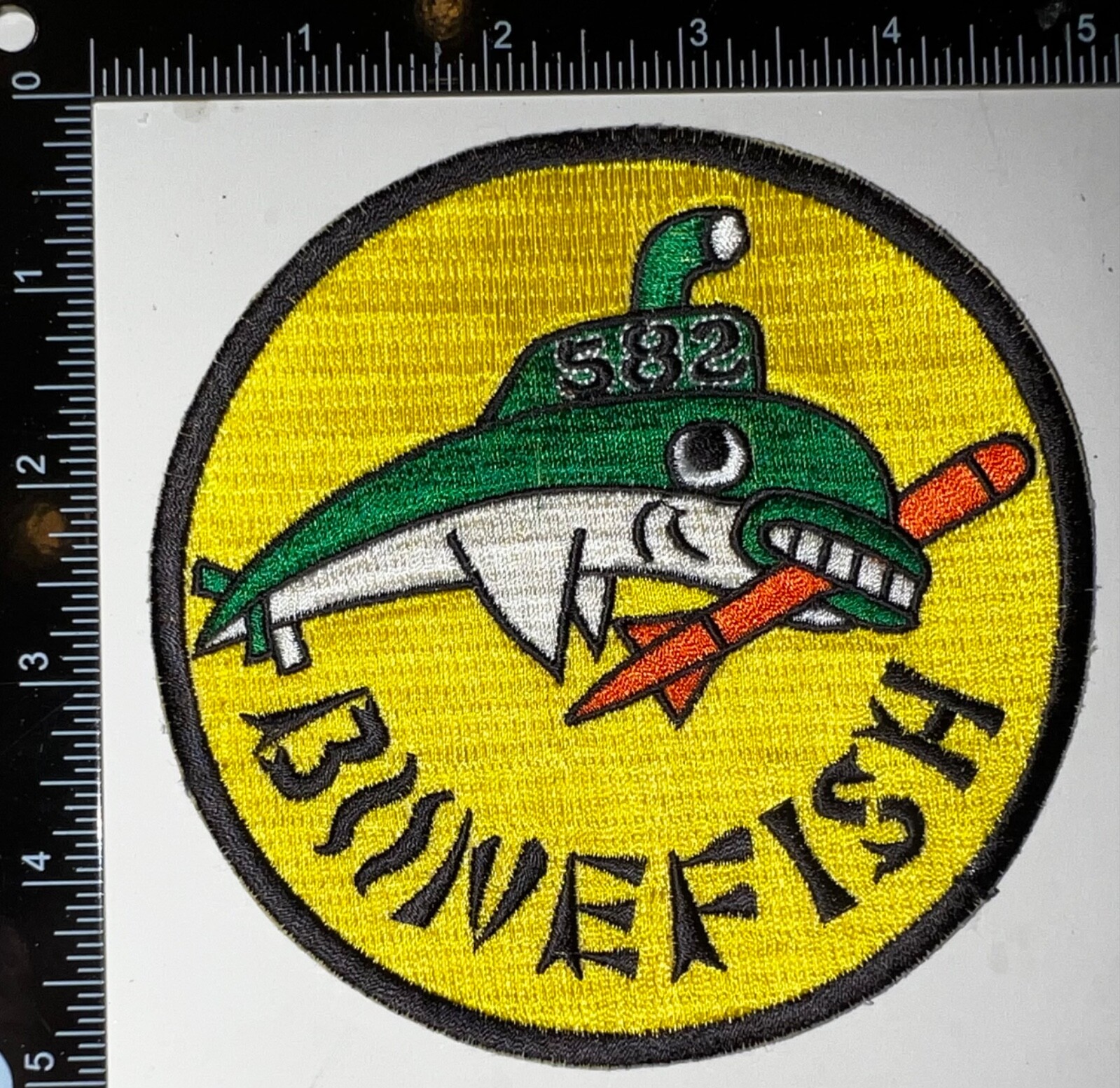 REPRODUCTION WWII USN US Navy Submarine USS Bonefish SS-582 Patch | eBay