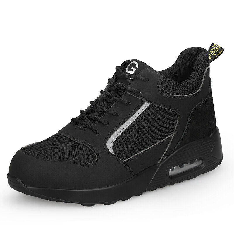 MENS WOMENS LIGHTWEIGHT STEEL TOE CAP SAFETY ABSORBING TRAINERS BOOT ...