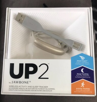 UP2 By Jawbone Silver Fitness Tracker Band W/ SmartCoach Android/IOS ...
