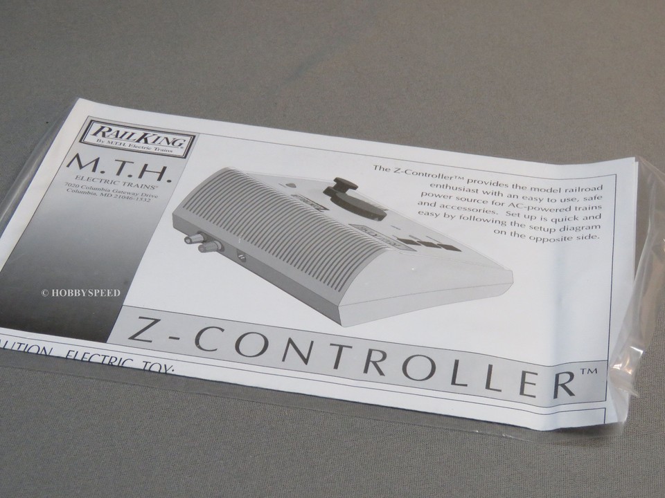 MTH Z-1000 TRANSFORMER AC POWER BRICK & CONTROLLER train pack o gauge ...