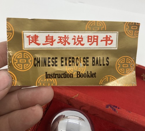 (2) Baoding Chinese Exercise Balls Health Stress Relief Relax ...