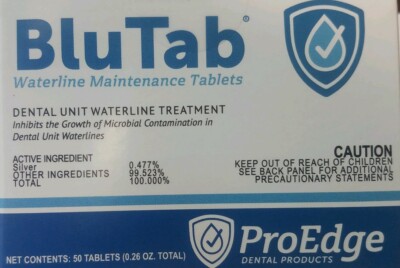 BluTab Blu Tab Dental Waterline Maintenance Treatment 50 Tablets 750 ml ...