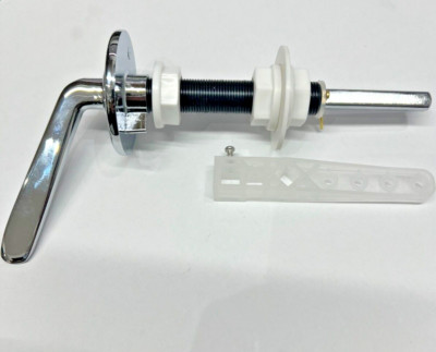 6" Long Reach Cistern Handle Lever for Toilet Cisterns - Chrome Metal ...