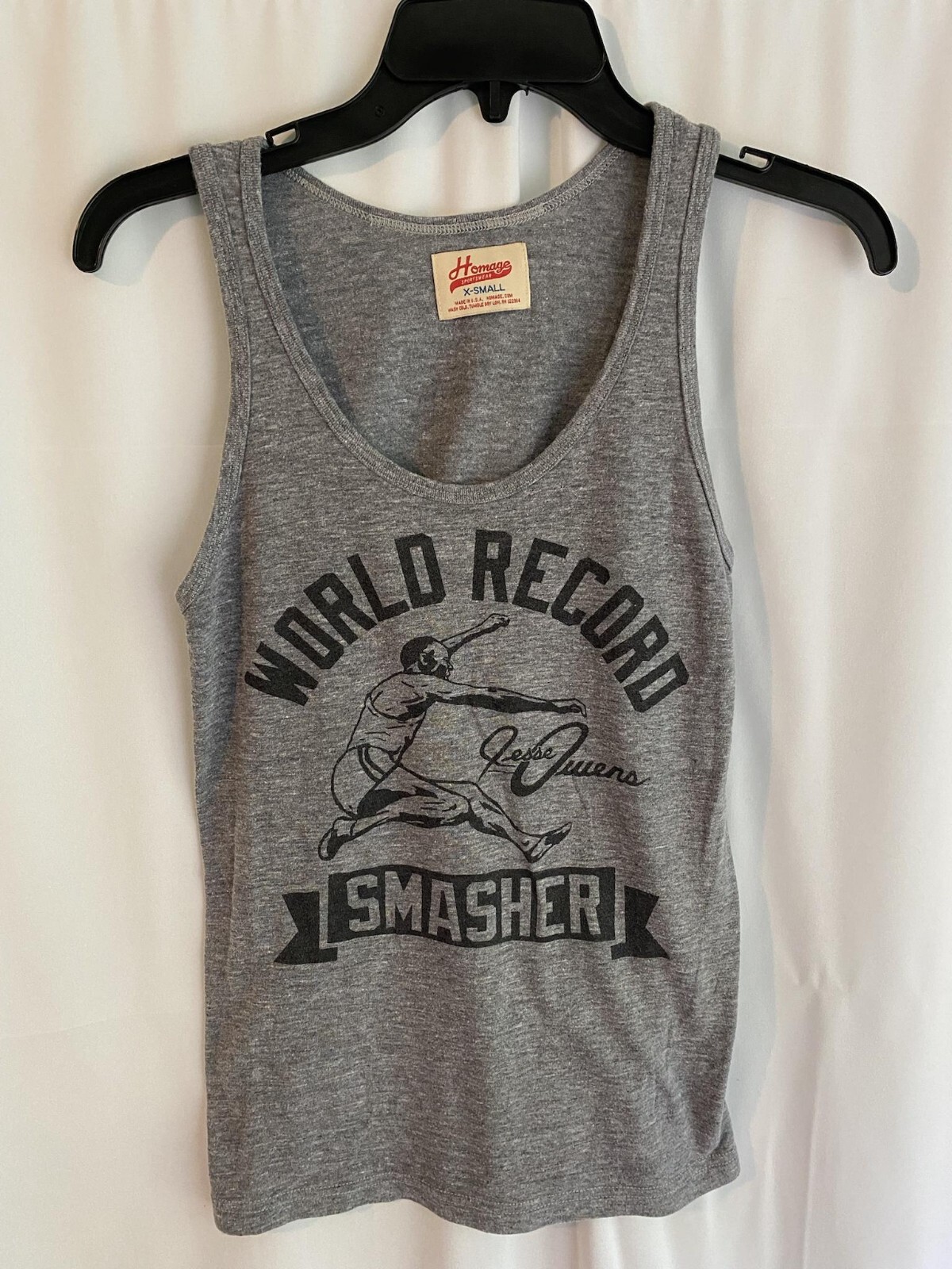 Homage Jesse Owens World Record Smasher Tank Top size… - Gem