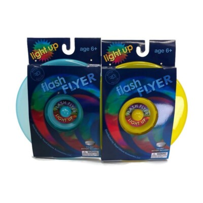 2 Royal Deluxe Flash Flyer Light-Up Frisbee W Battery Age 6+ | eBay
