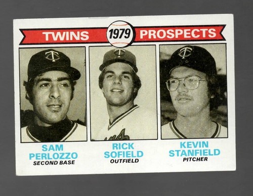 1979 Topps Twins Prospects (Sam Perlozzo / Rick Sofield / Kevin ...