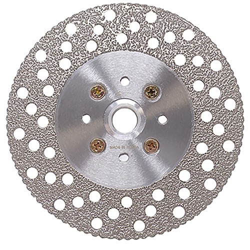 5 Inch Holey Brazed Face Grind Disc With Flange | eBay