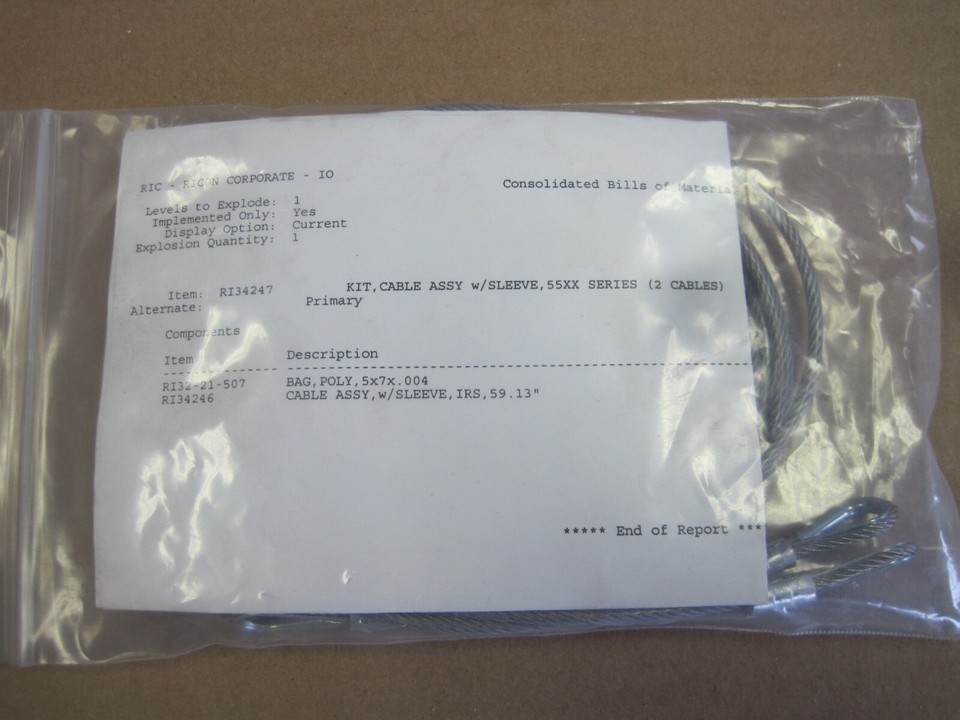 Ricon Cable Assembly with sleeve RI34247 | eBay