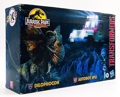 Jurassic Park x Transformers Dilophocon & Autobot JP12 Figures Mash-Up, Open Box | eBay