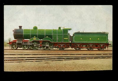 RAILWAY GNR official Express Passenger Engine 1450 PPC | eBay UK