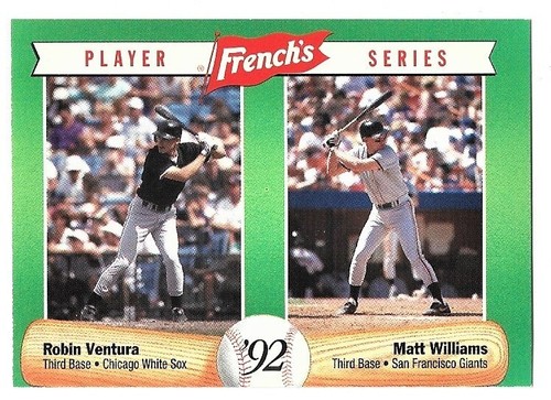 1992 French's Baseball Robin Ventura Matt Williams #8 Excellent | eBay