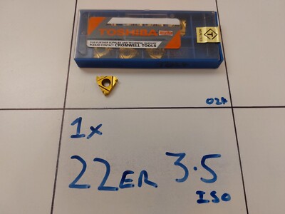 22ER 3.5 iso Thread Cutting Insert - External 3.5mm pitch | eBay