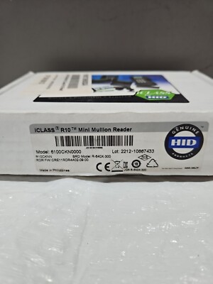 HID 6100CKN0000 iCLASS R10 Read Only Contactless Smart Card Reader | eBay
