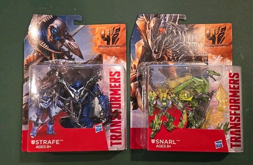 2x Snarl + Strafe Transformers Age Of Extinction Action Figures New ...