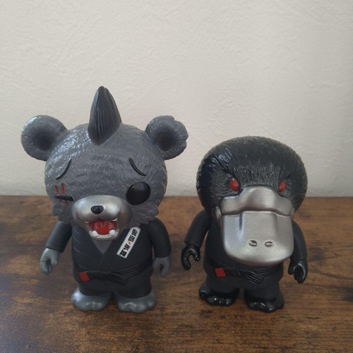 Red Shark Sofubi Chibi Jiu Jitsu Fighter Chibi Bear Platypus | eBay