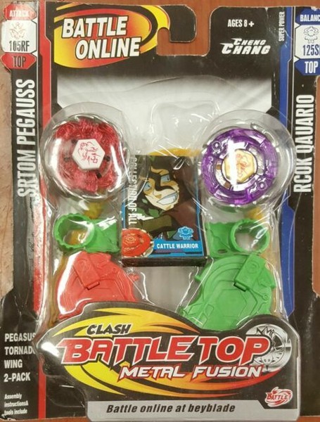 Beyblade Metal Fusion Super String Rip Cord Launcher Children Toy Set ...