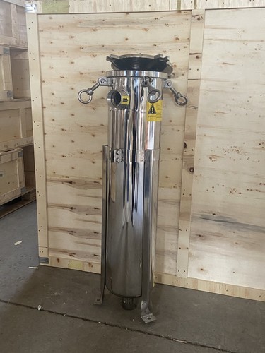 2" NPT Bag Filter Housing 304 Stainless Steel 100 Psi In/Out #2 Bag ...