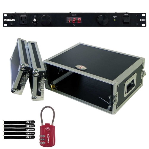 Furman M-8DX 15A 8 Outlet Power Conditioner Surge Protector w 4U Rack ...