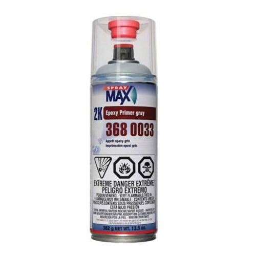 SprayMax 3680033, 2K Epoxy Rust-Cure Primer, Gray, Aerosol | eBay