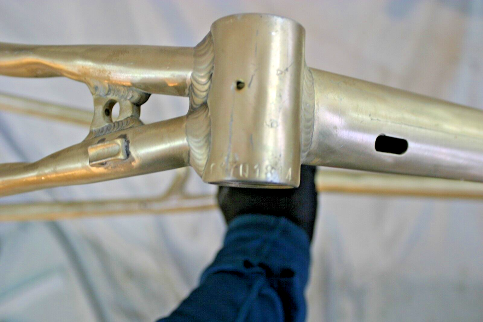 2013 Giant Cyclocross Bike Frame 51cm Small Gold Gravel CX Cross Disc ...