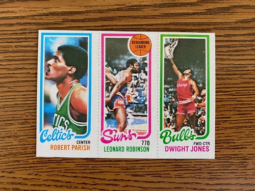 1980 Topps Robert Parish / Leonard Robinson / Dwight Jones sharp ...