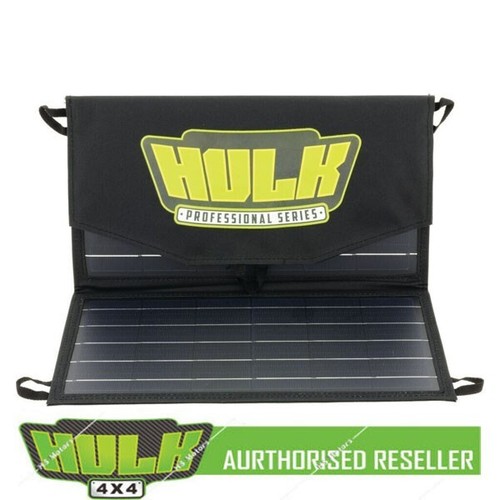 HULK 4x4 PRO 20W PORTABLE Folding Solar Blanket 560 x 355 x 15mm Folds ...