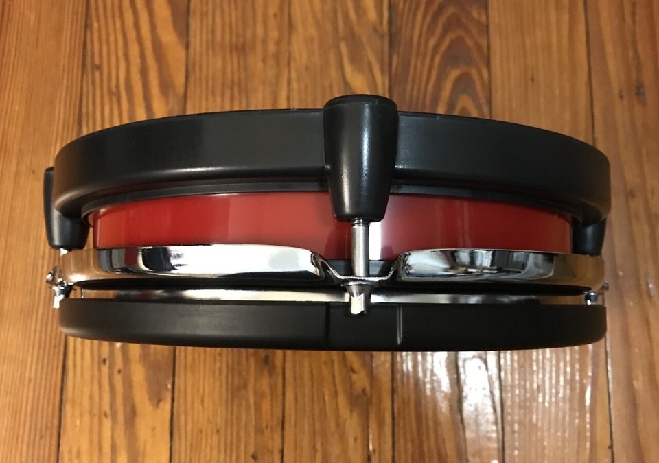 Red Alesis 8" Mesh Drum Pad (Used Dual-Zone) Command X Surge Nitro Tom ...