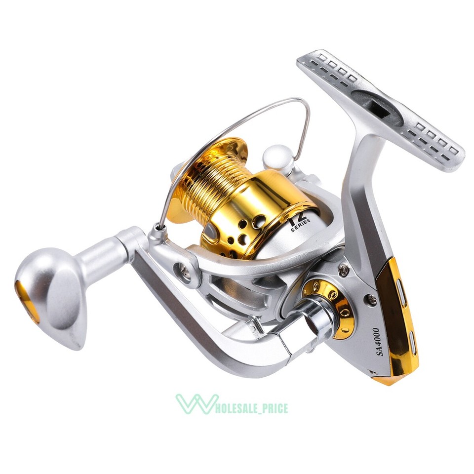 14BB Metal Spinning Fishing Reel 5.5:1 Freshwater Saltwater Left Right ...