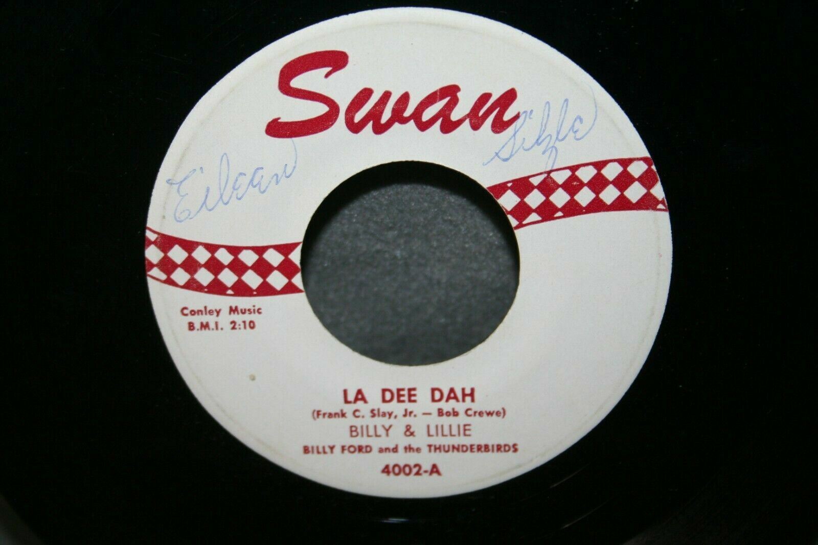 BILLY FORD & THE THUNDERBIRDS La Dee Dah / The Monster 45 SWAN 4002 | eBay