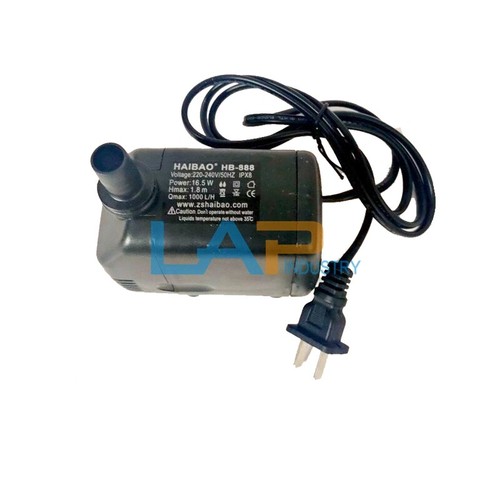 1PCS NEW FOR HAIBAO HB-888 Water Pump For Spray Fan 16.5W 1.8M 220V ...