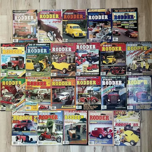 Vintage 1983-1985 Street Rodder Magazines 22 Issues Hot Rods Custom ...