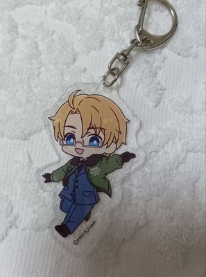 Hetalia America Celia Acrylic Keychain Smiling Character Green Coat | eBay